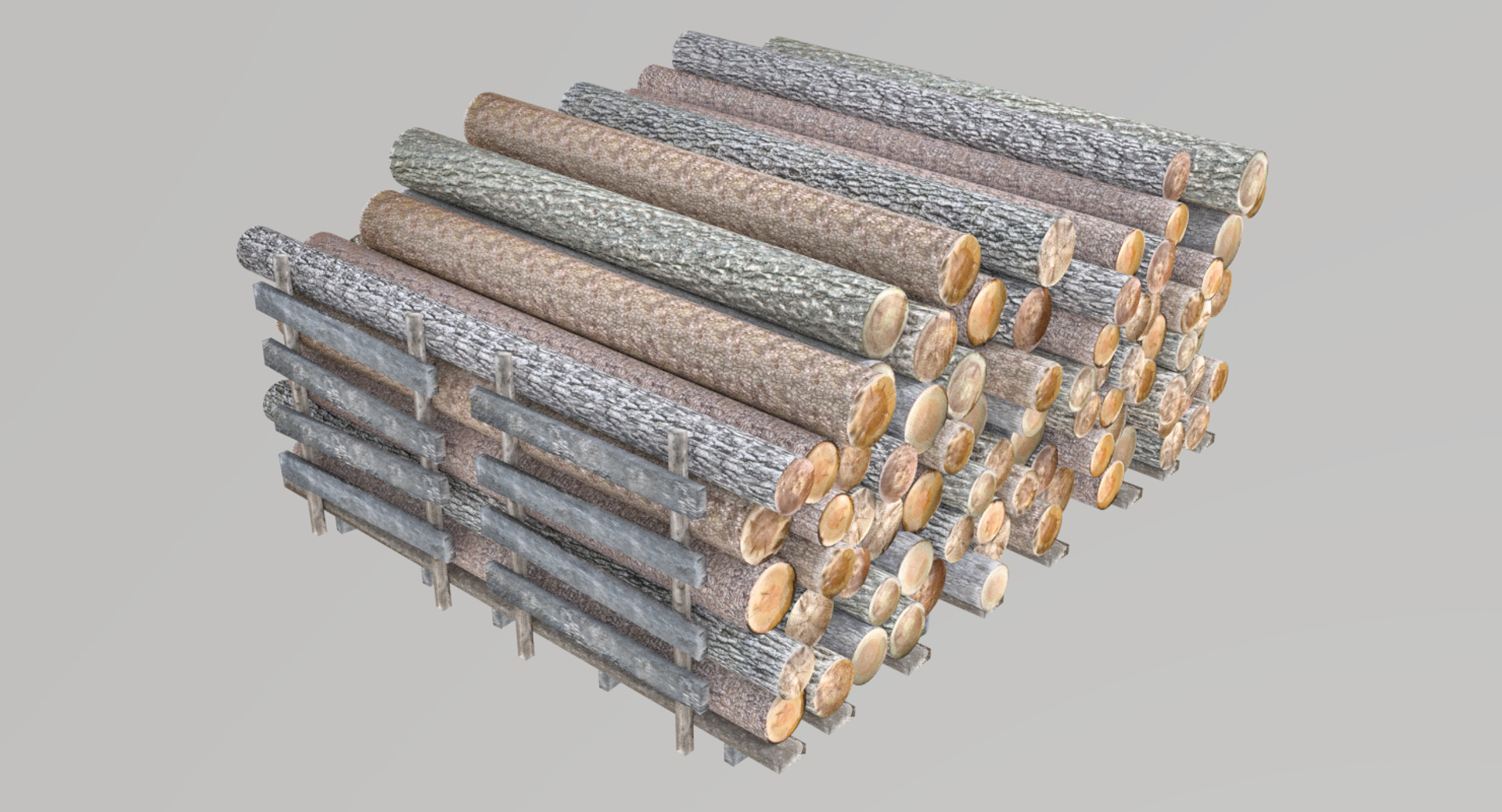 3D Wood Log - TurboSquid 1173476