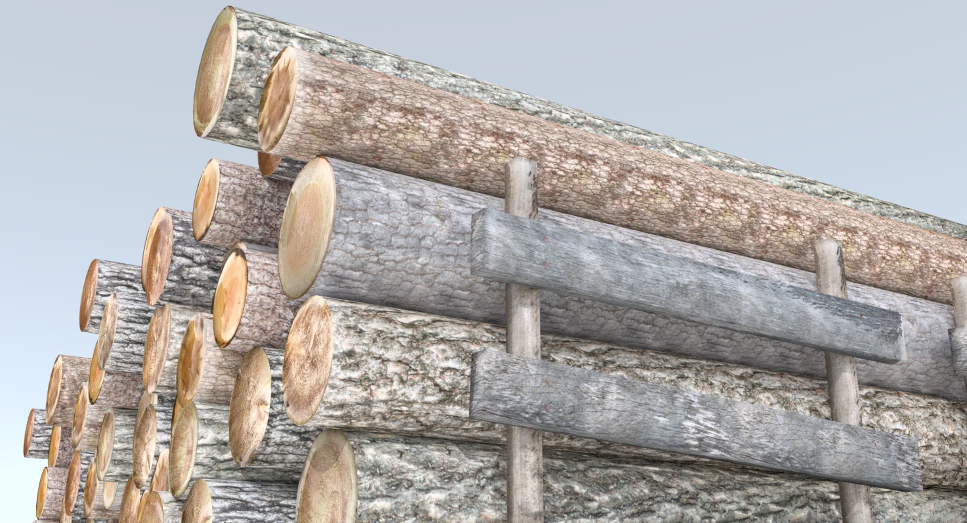 3D Wood Log - TurboSquid 1173476