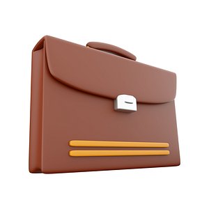 3D Business Briefcase Icon - TurboSquid 1935431