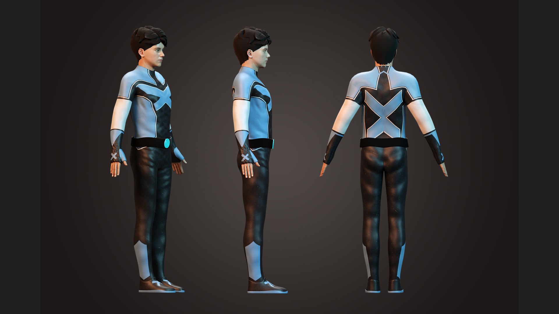 3D Futuristic Sci-Fi Male Game Character - TurboSquid 2097296