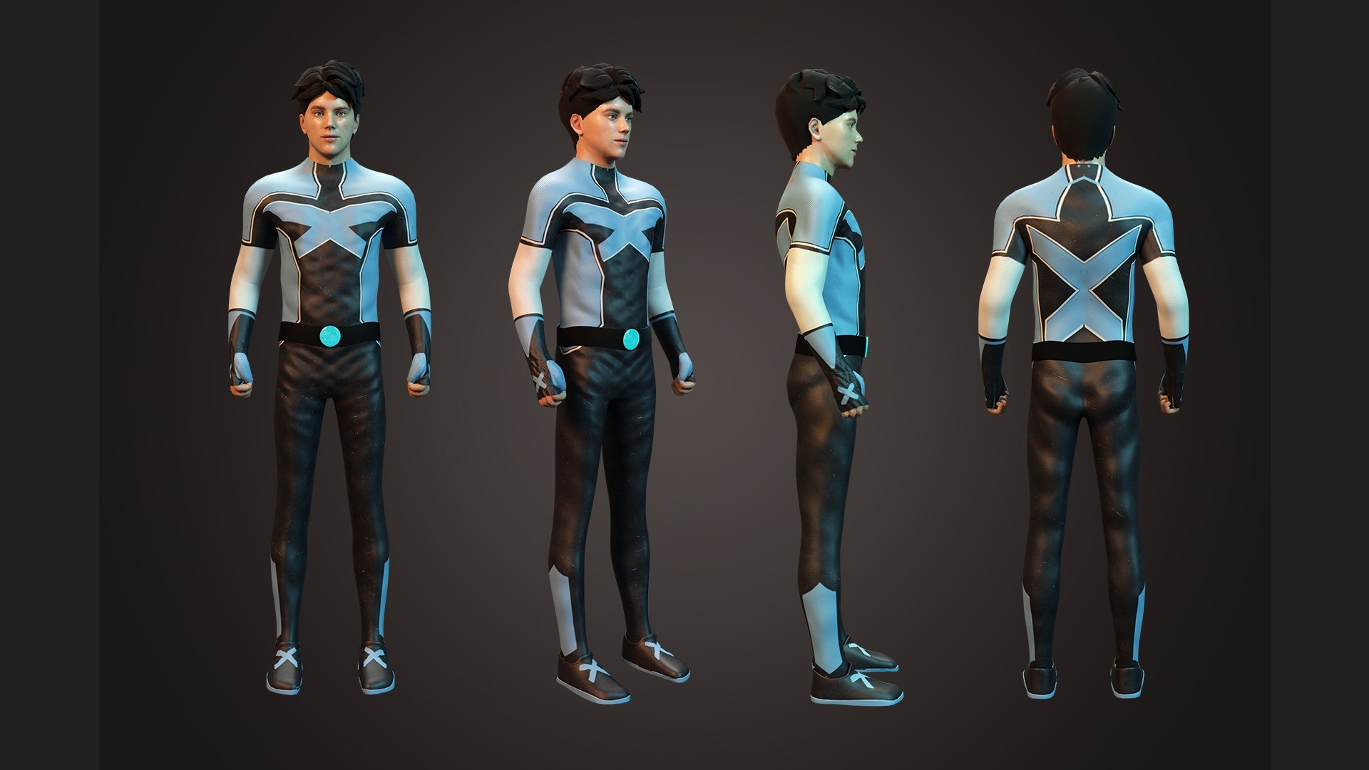 3D Futuristic Sci-Fi Male Game Character - TurboSquid 2097296