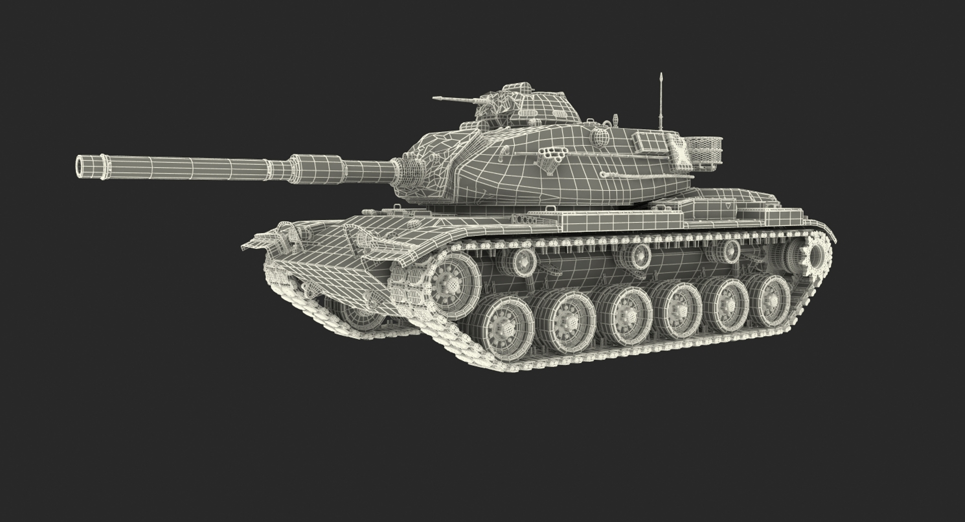 3D Main Battle Tank M60 Model - TurboSquid 1156724