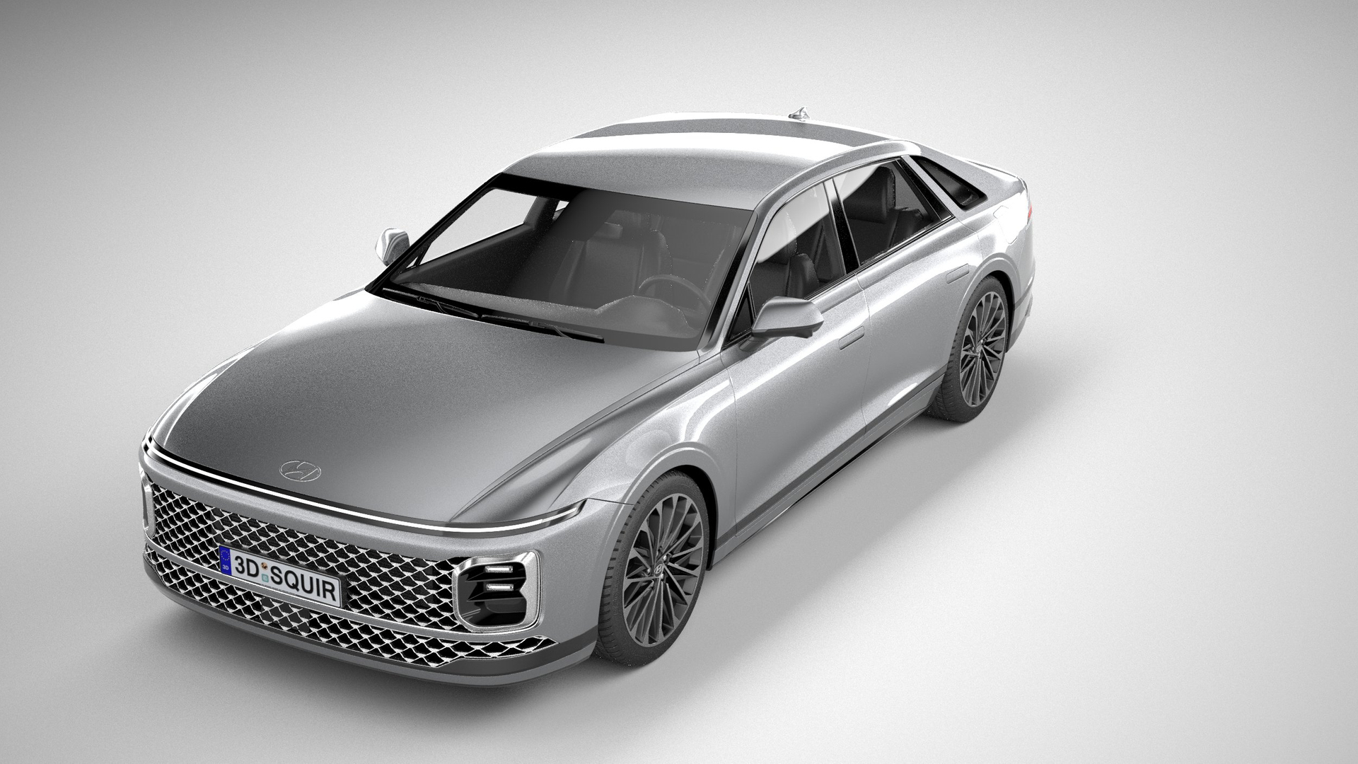 Hyundai Grandeur 2023 3D Model - TurboSquid 1983610