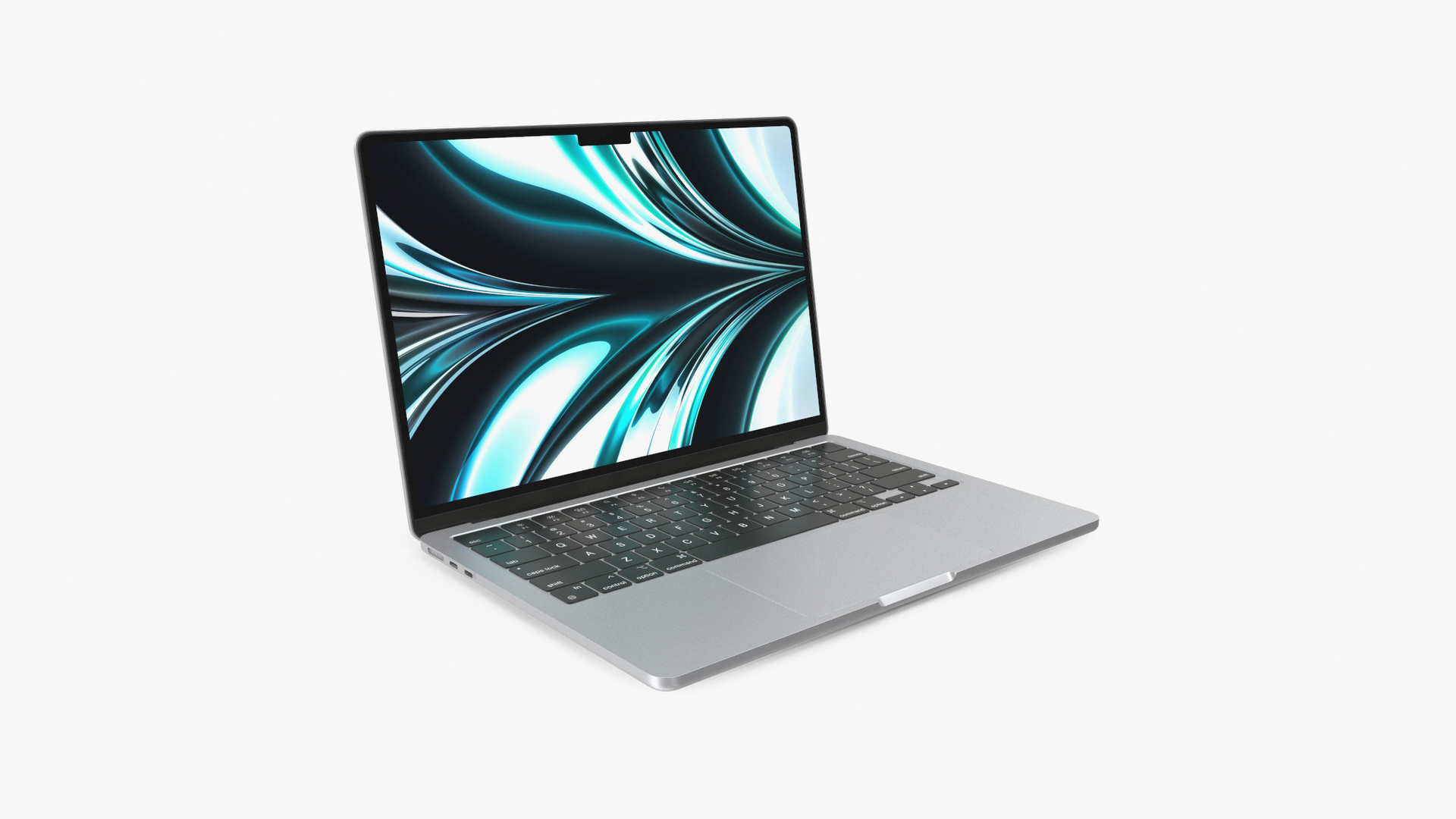 3D Silver MacBook Air M2 2022 Model - TurboSquid 2001570
