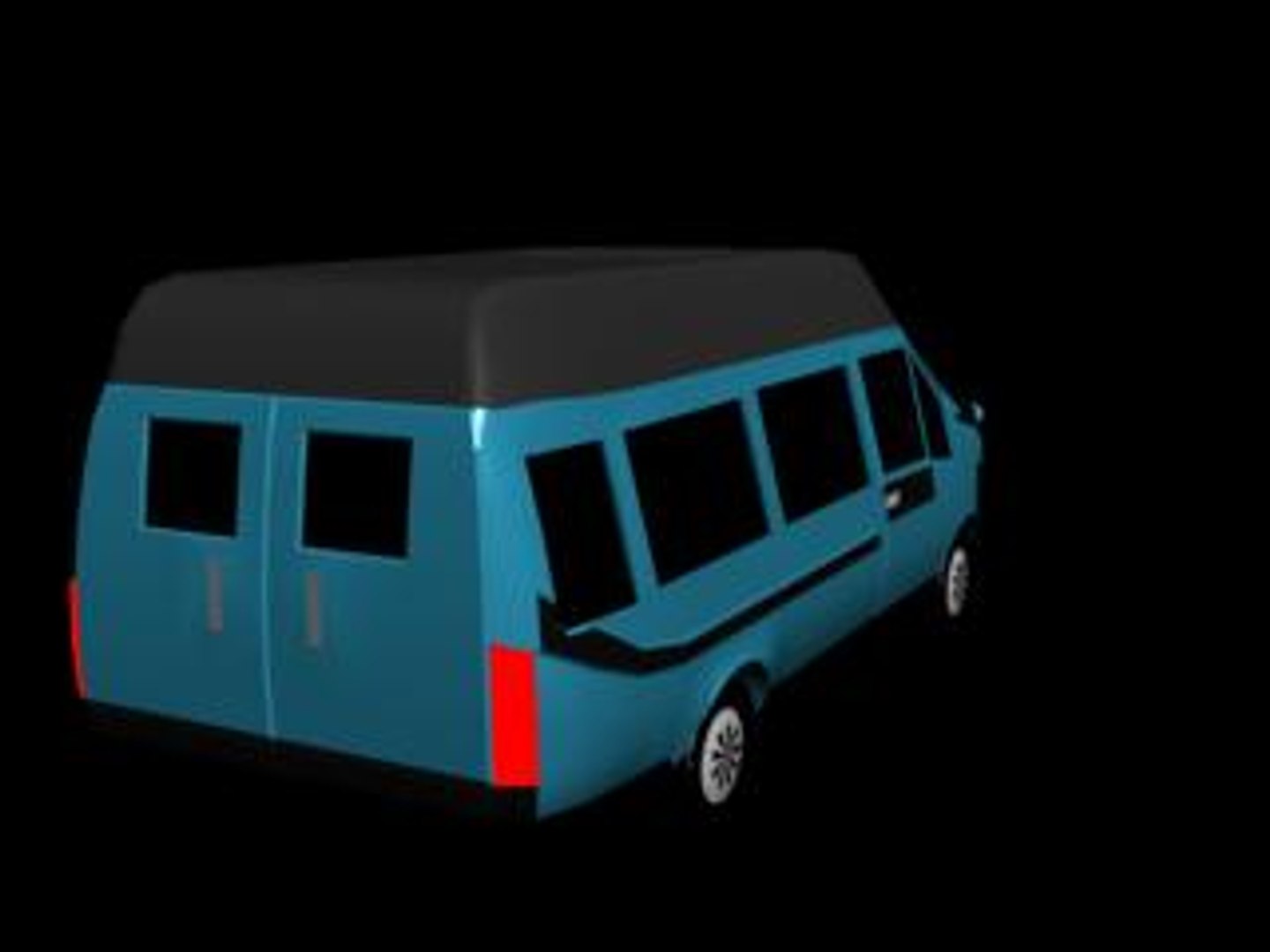 microbus 3d model