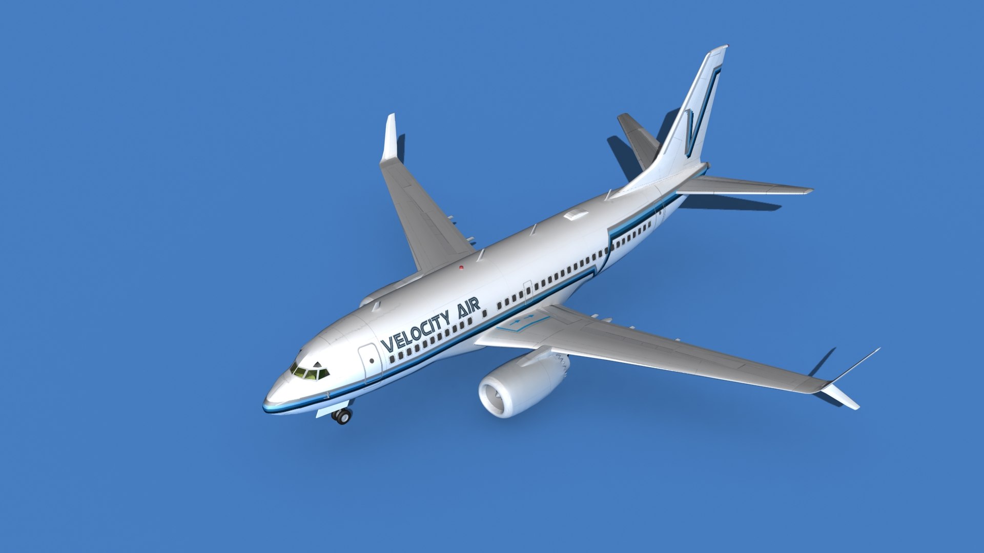 3D Boeing 737 Max 7 Velocity Air - TurboSquid 1762635
