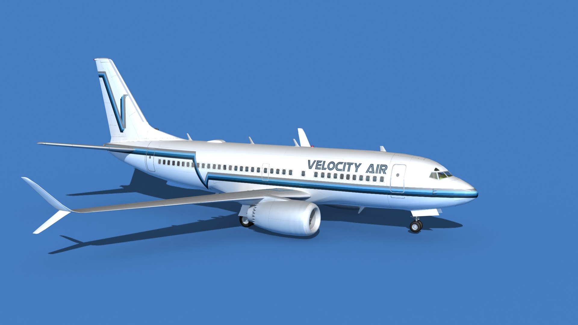 3D Boeing 737 Max 7 Velocity Air - TurboSquid 1762635