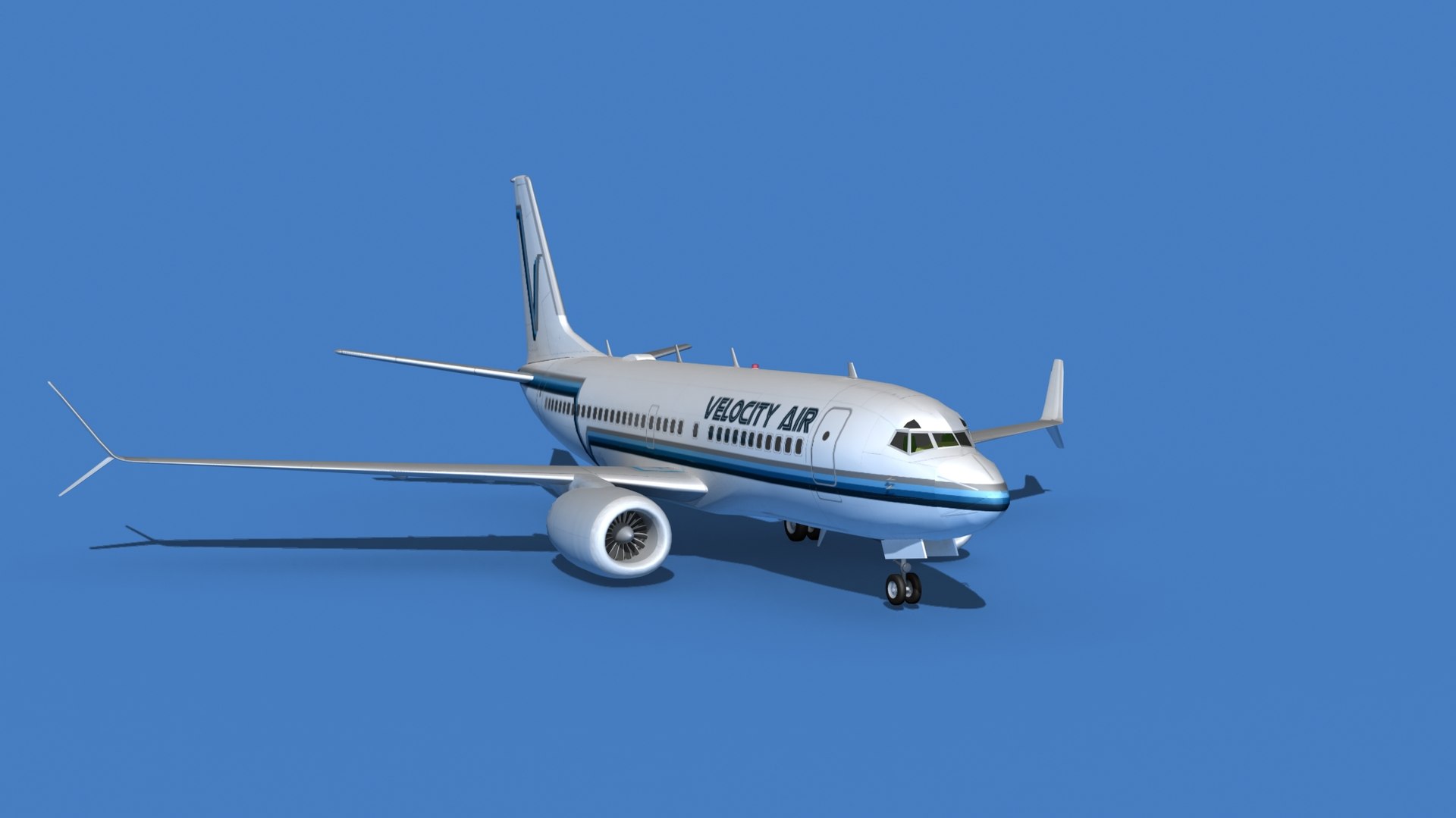 3D Boeing 737 Max 7 Velocity Air - TurboSquid 1762635