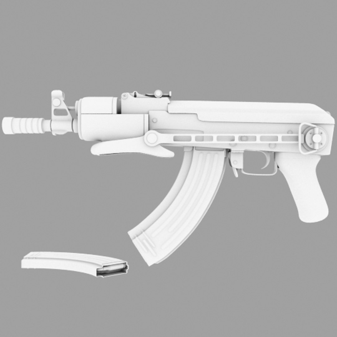 3d Ak-47 Compact Model