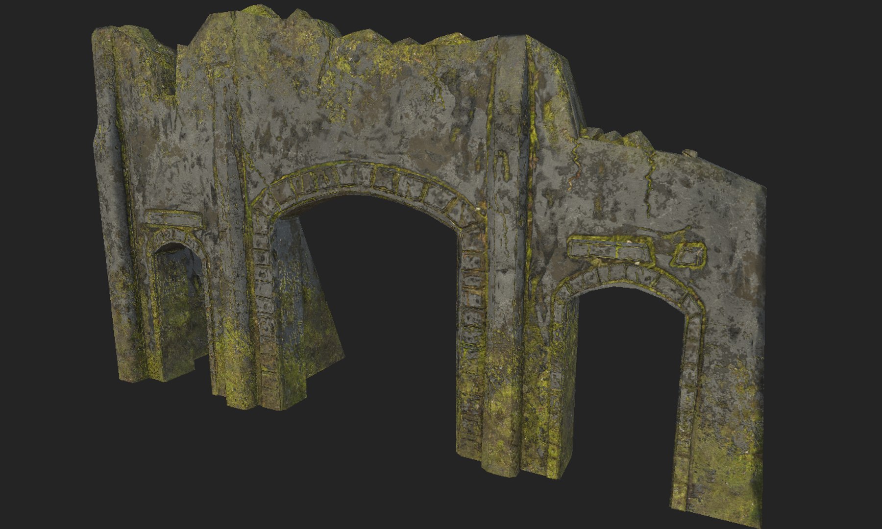 3d Model Ruins