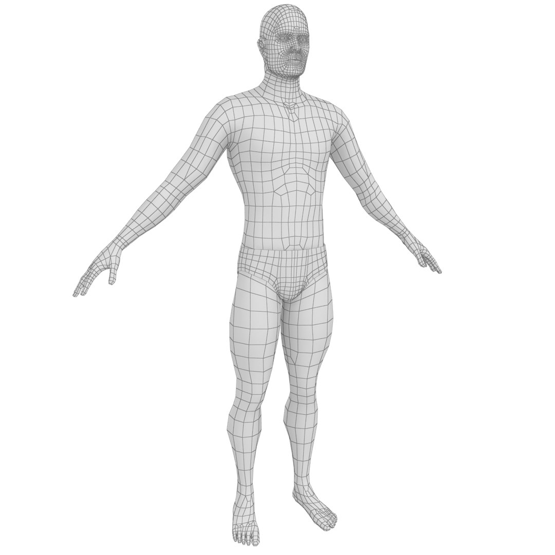 Base Man Briefs 3D Model - TurboSquid 1326324