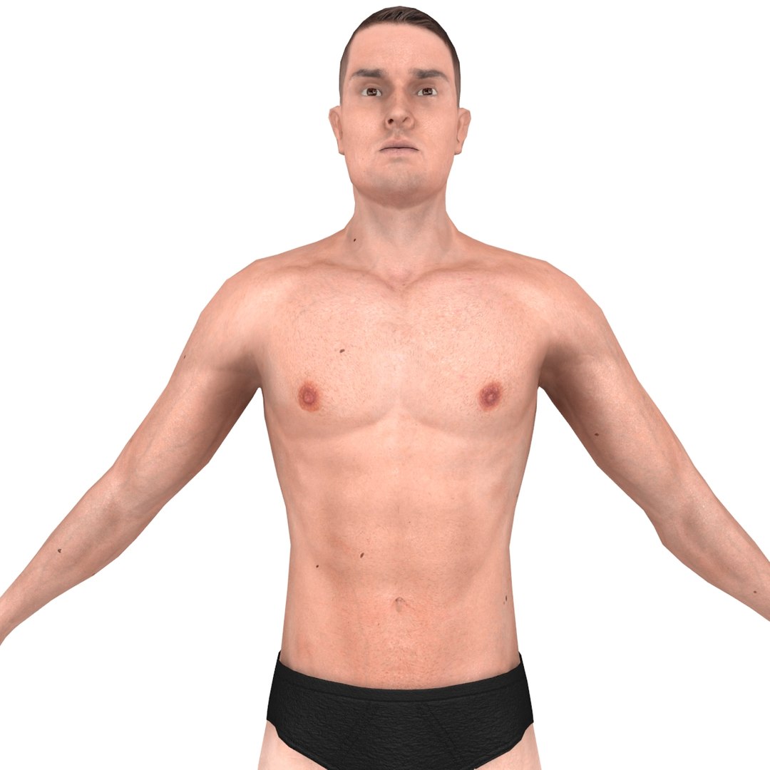 Base Man Briefs 3D Model - TurboSquid 1326324