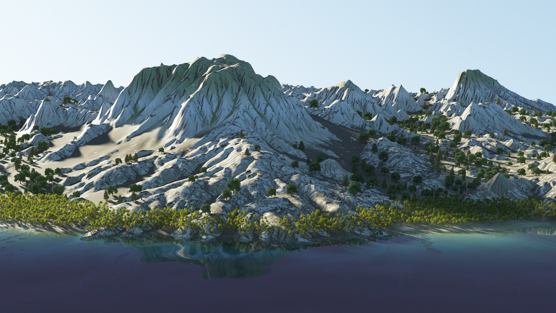 Scene Island 1 3D Model - TurboSquid 1728777