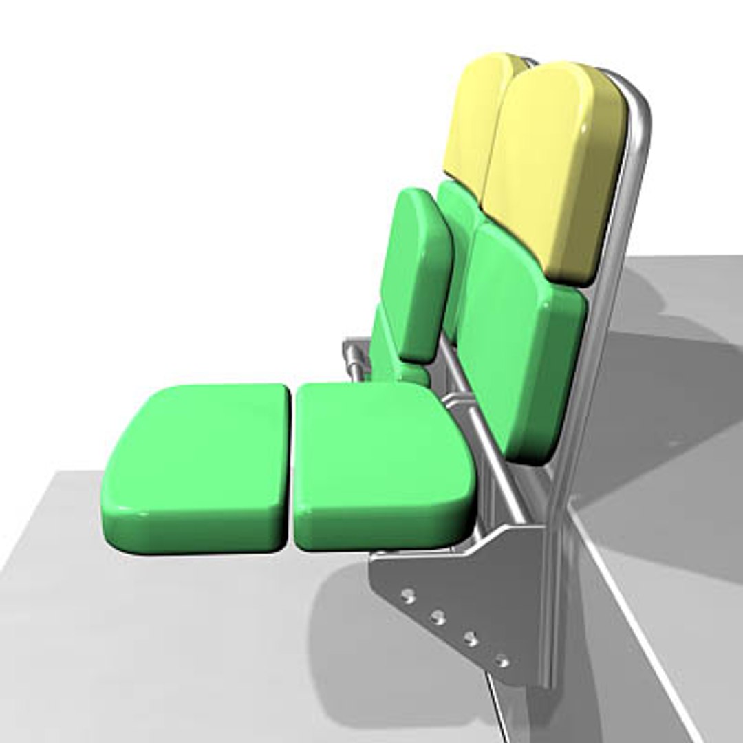 stadium chair 3d model