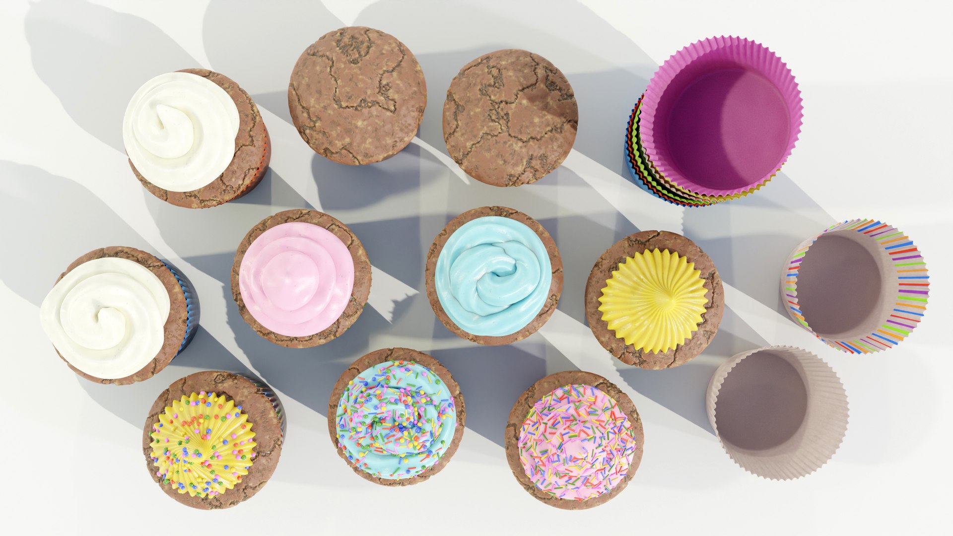 Cupcakes 3D Model - TurboSquid 2172157