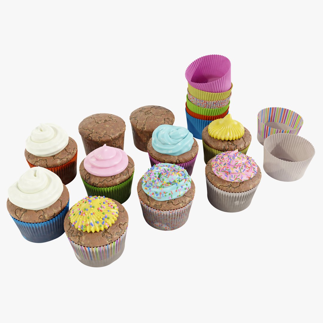 Cupcakes 3D Model - TurboSquid 2172157