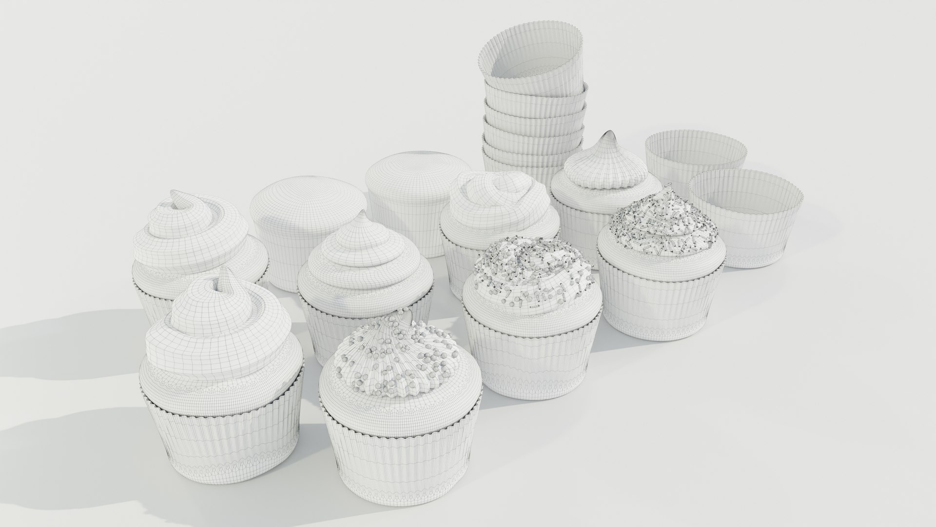 Cupcakes 3D Model - TurboSquid 2172157