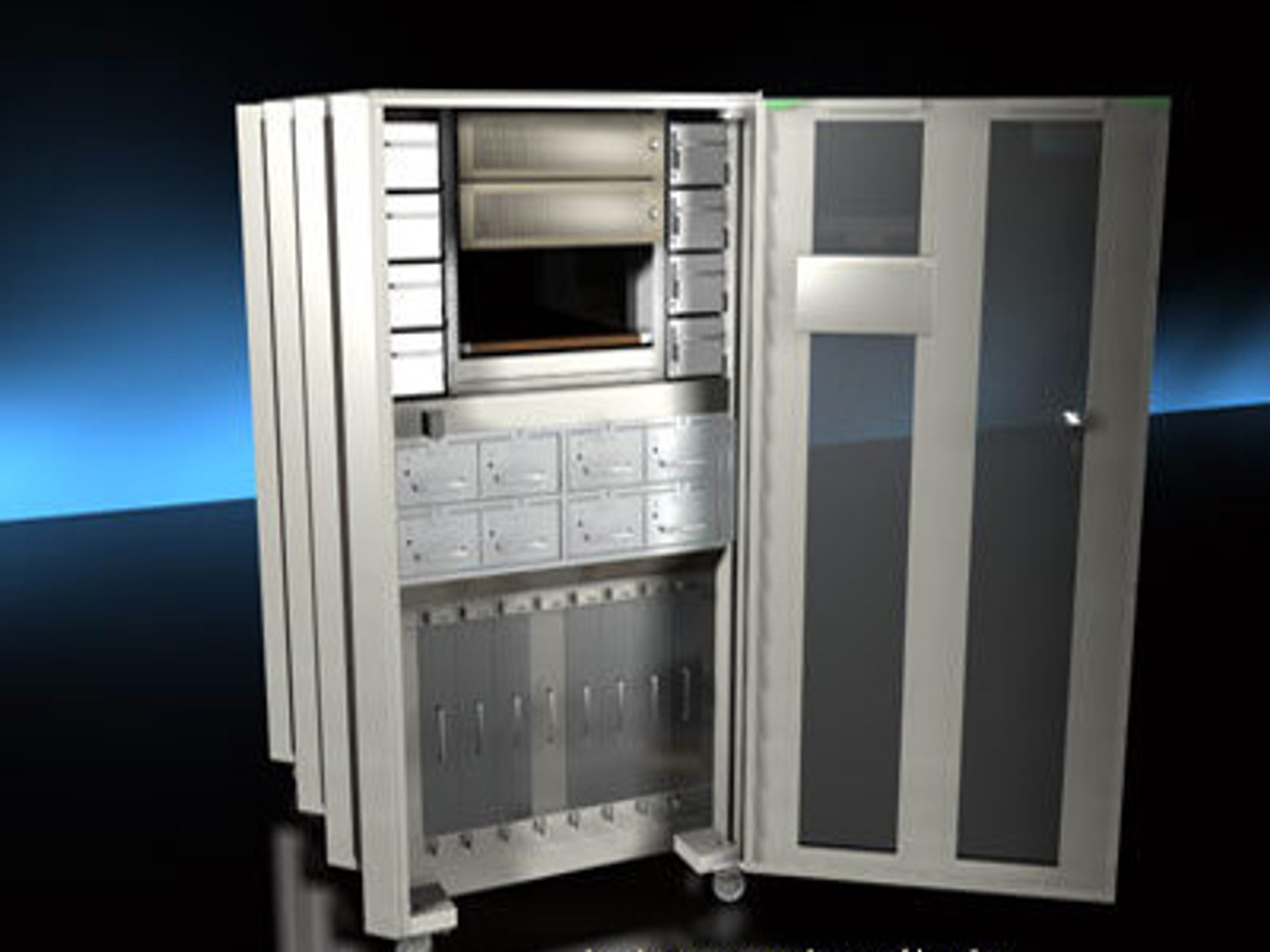 Computers Server 3d Model