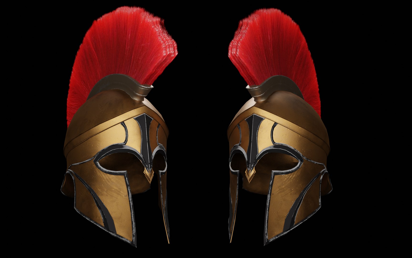 3D Spartan Helmet Model - TurboSquid 2037064