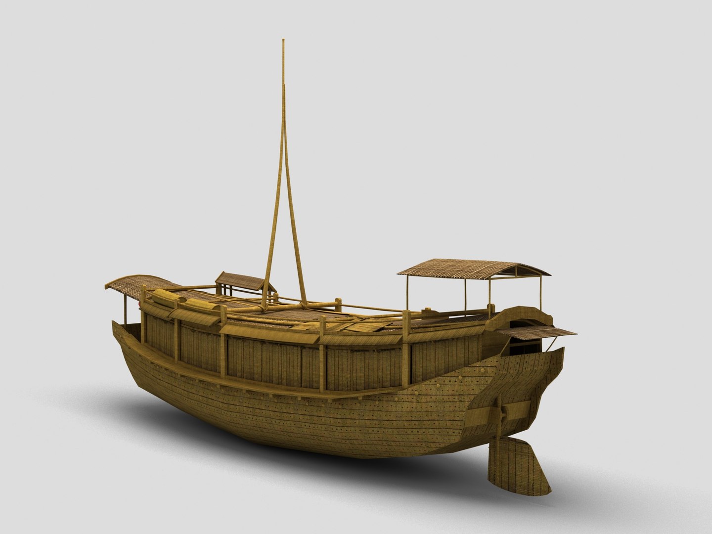 3D Model Chinese Boat 05 - TurboSquid 2215704