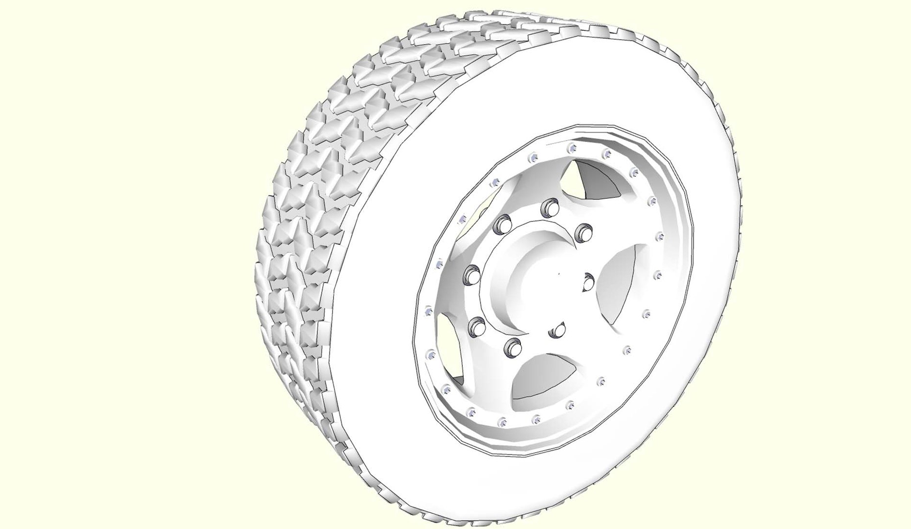3D American Racing Rim - TurboSquid 2238744