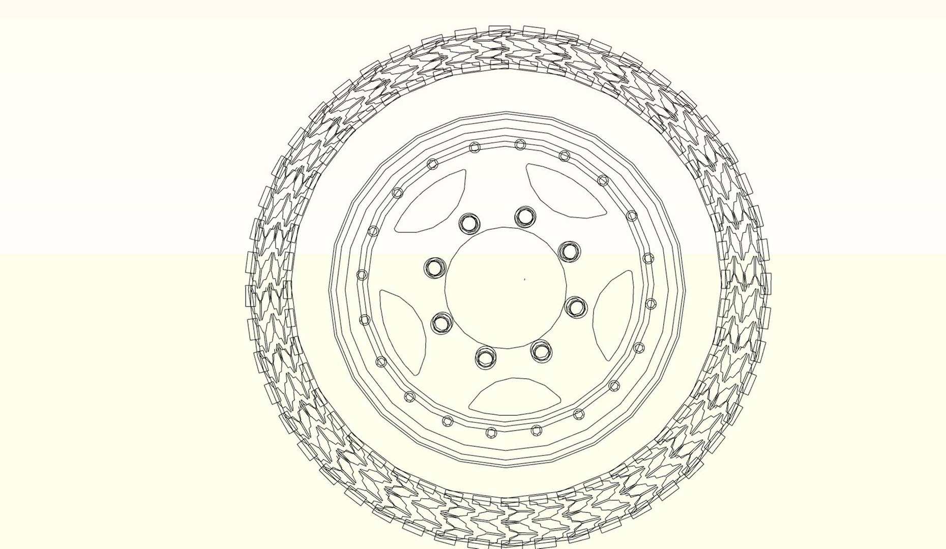 3D American Racing Rim - TurboSquid 2238744