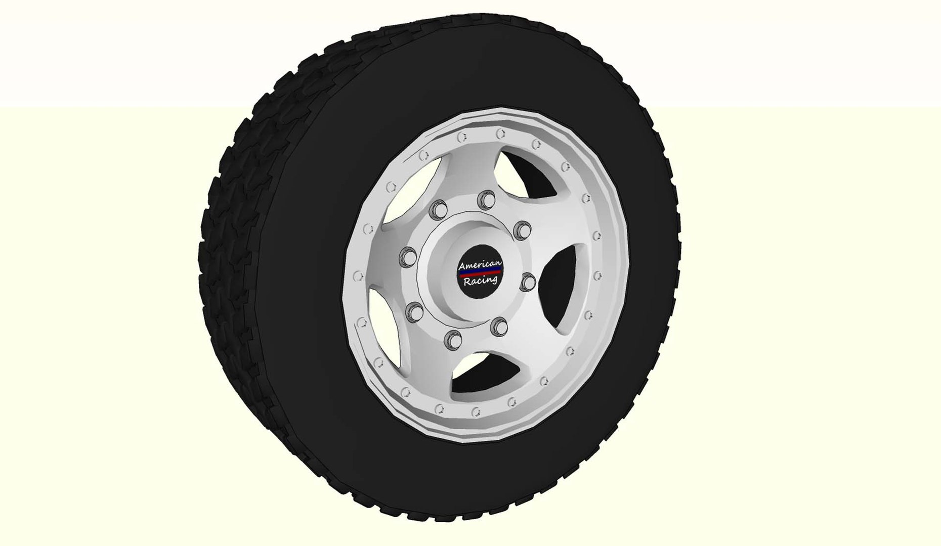 3D American Racing Rim - TurboSquid 2238744