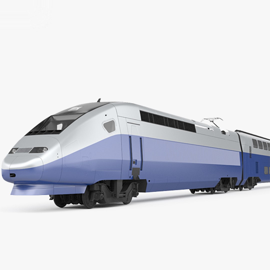 modelo 3d SNCF TGV 2N2 Eurodúplex - TurboSquid 1547404