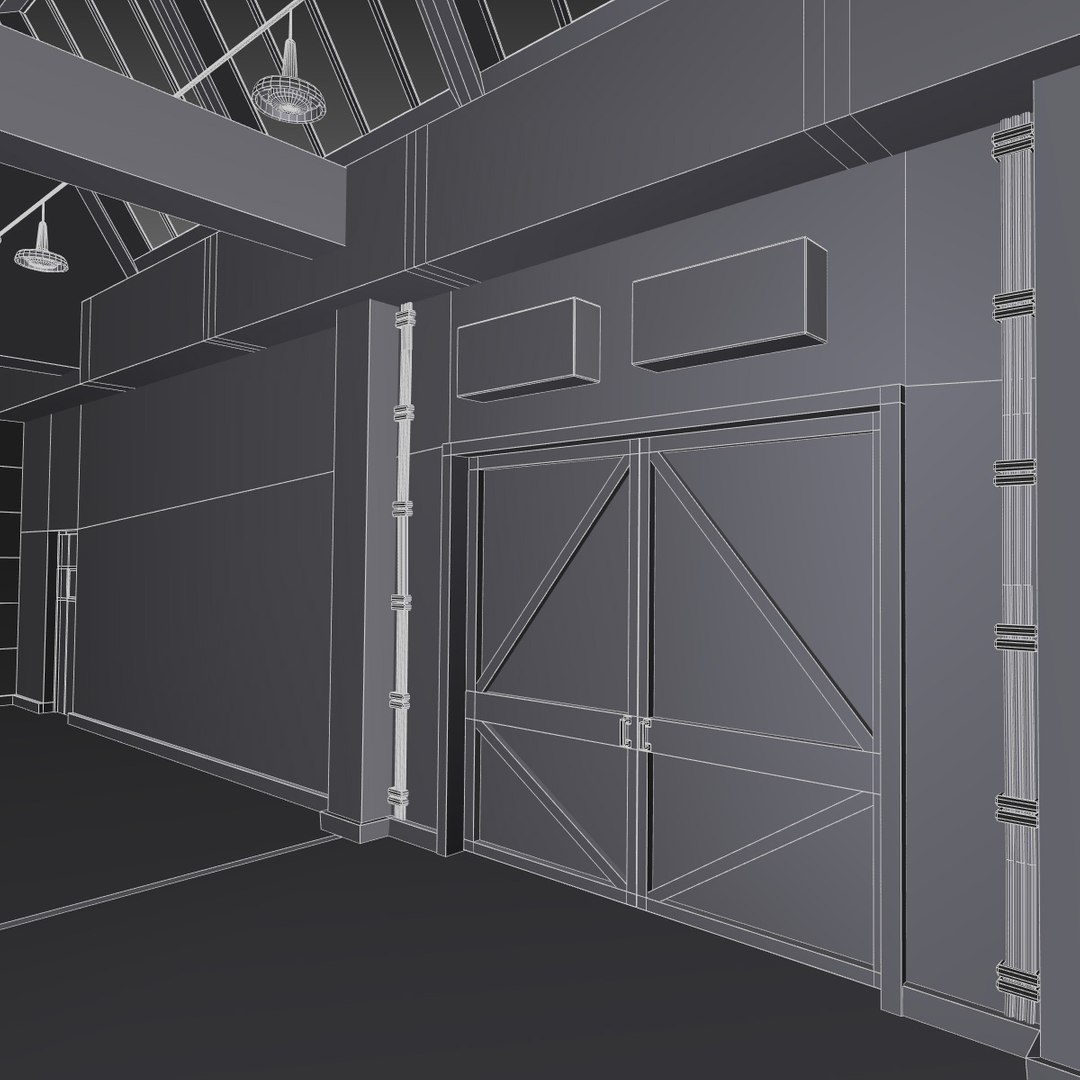 Warehouse - Hall 3d Max
