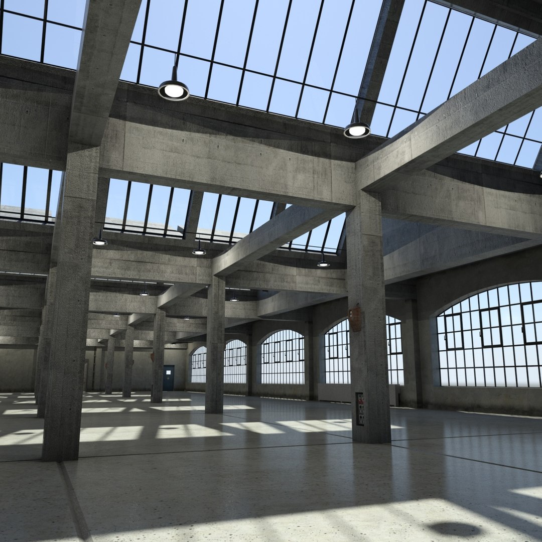 Warehouse - Hall 3d Max