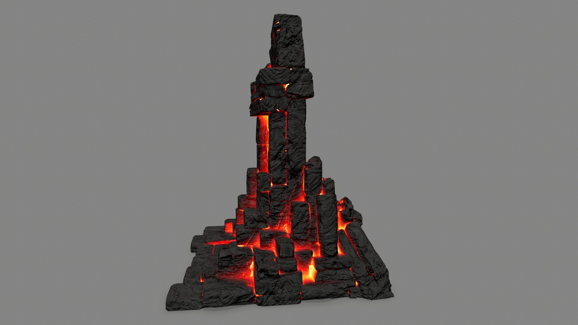 Lava gate 3D - TurboSquid 2144318