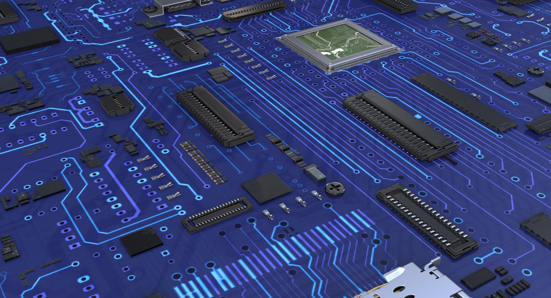 3D Circuit Board Model - TurboSquid 1152454