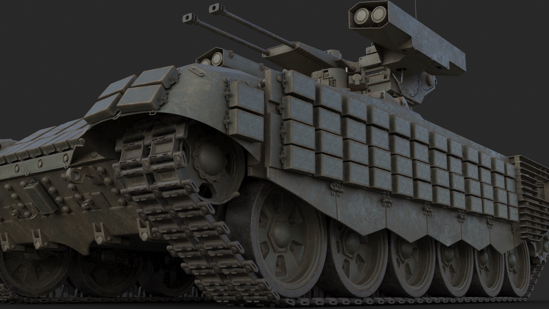 Tank Terminator BMP 72 War 3D model - TurboSquid 2086550