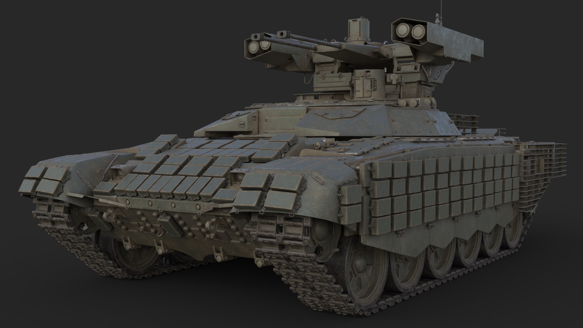 Tank Terminator BMP 72 War 3D model - TurboSquid 2086550