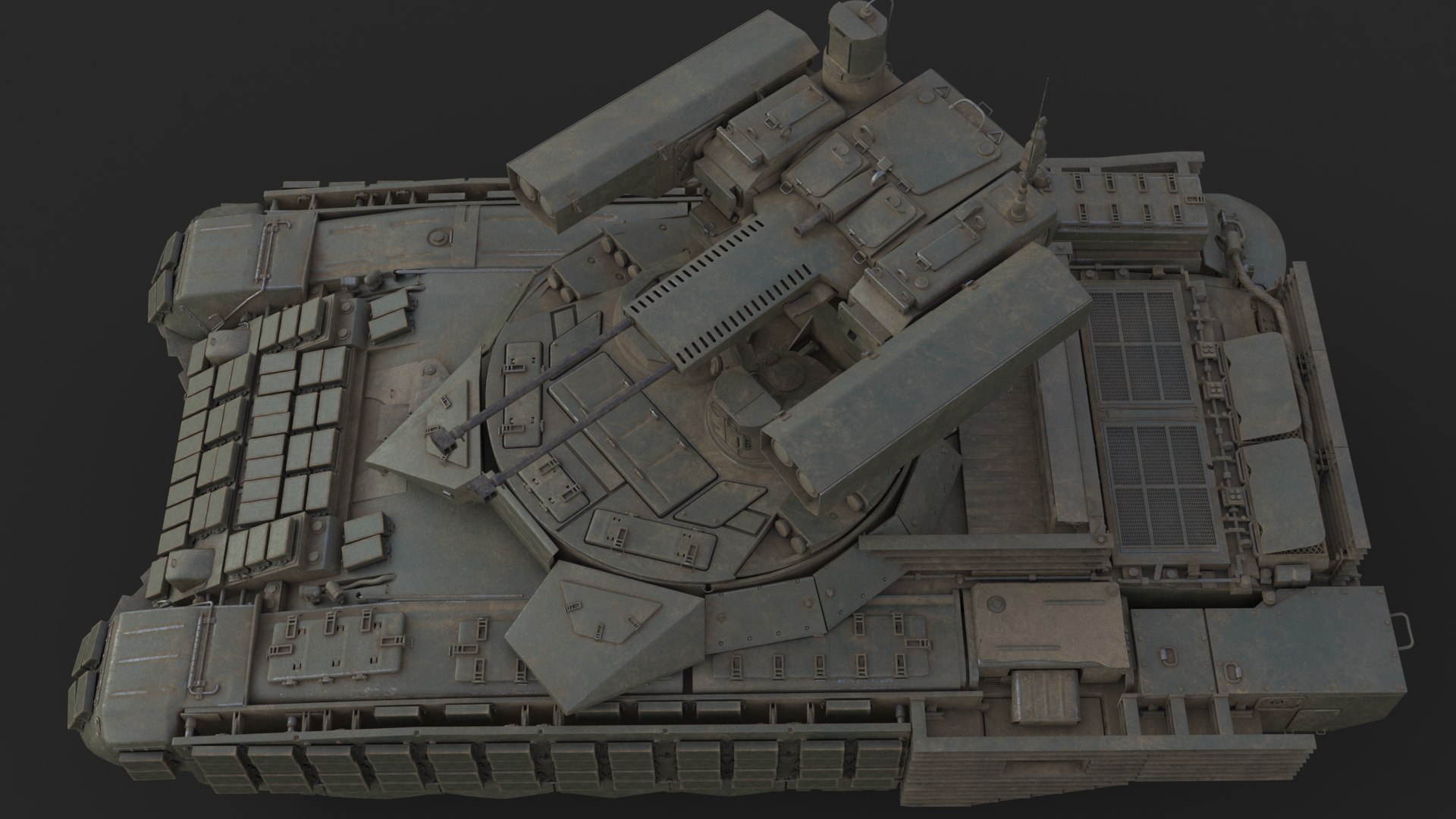 Tank Terminator BMP 72 War 3D model - TurboSquid 2086550