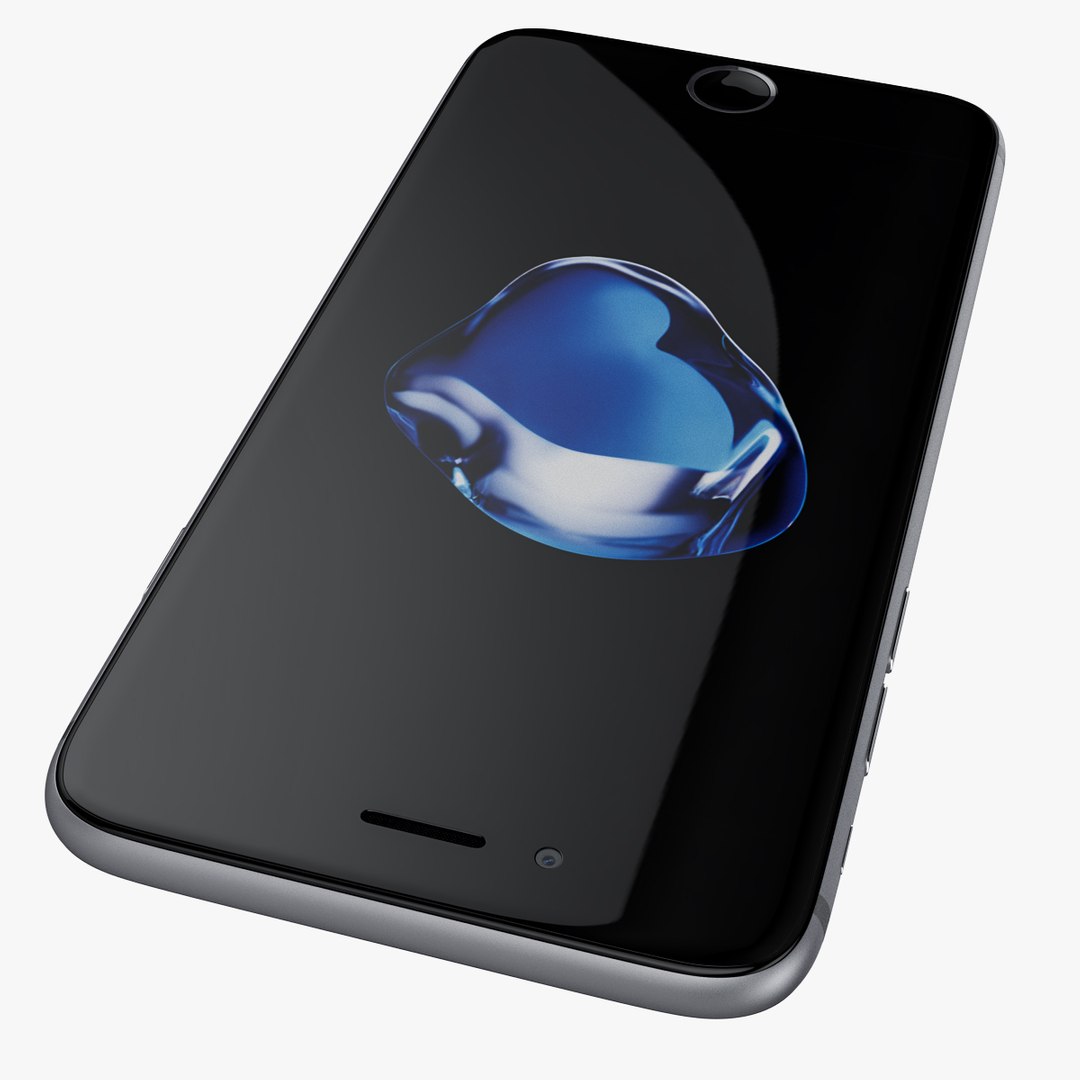 apple iphone 7 silver 3d max
