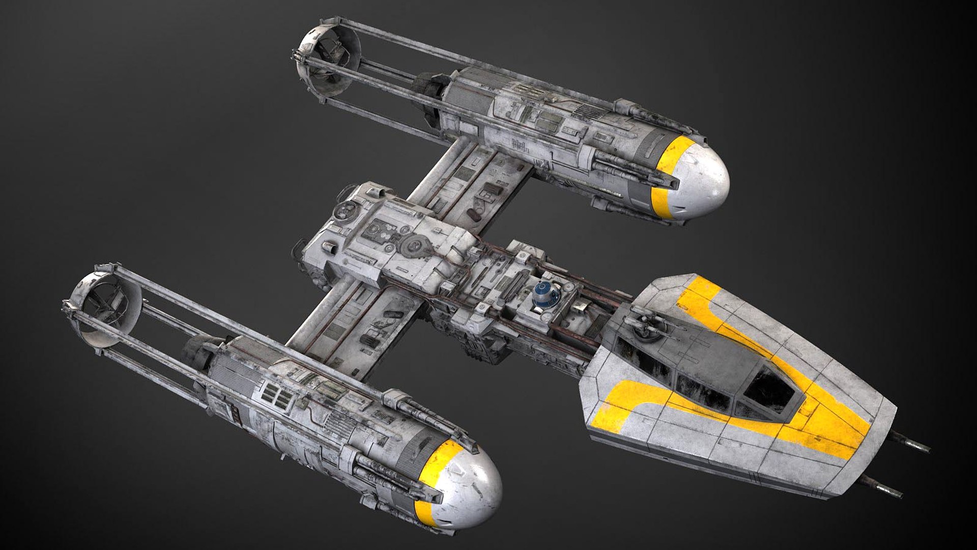 3D Star Wars Y-wing - TurboSquid 1151266