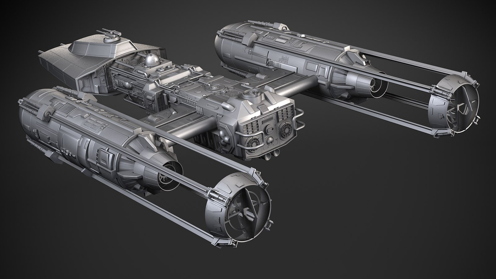 3D star wars y-wing - TurboSquid 1151266