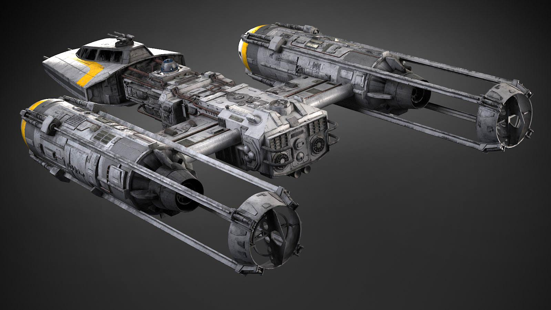 3D star wars y-wing - TurboSquid 1151266