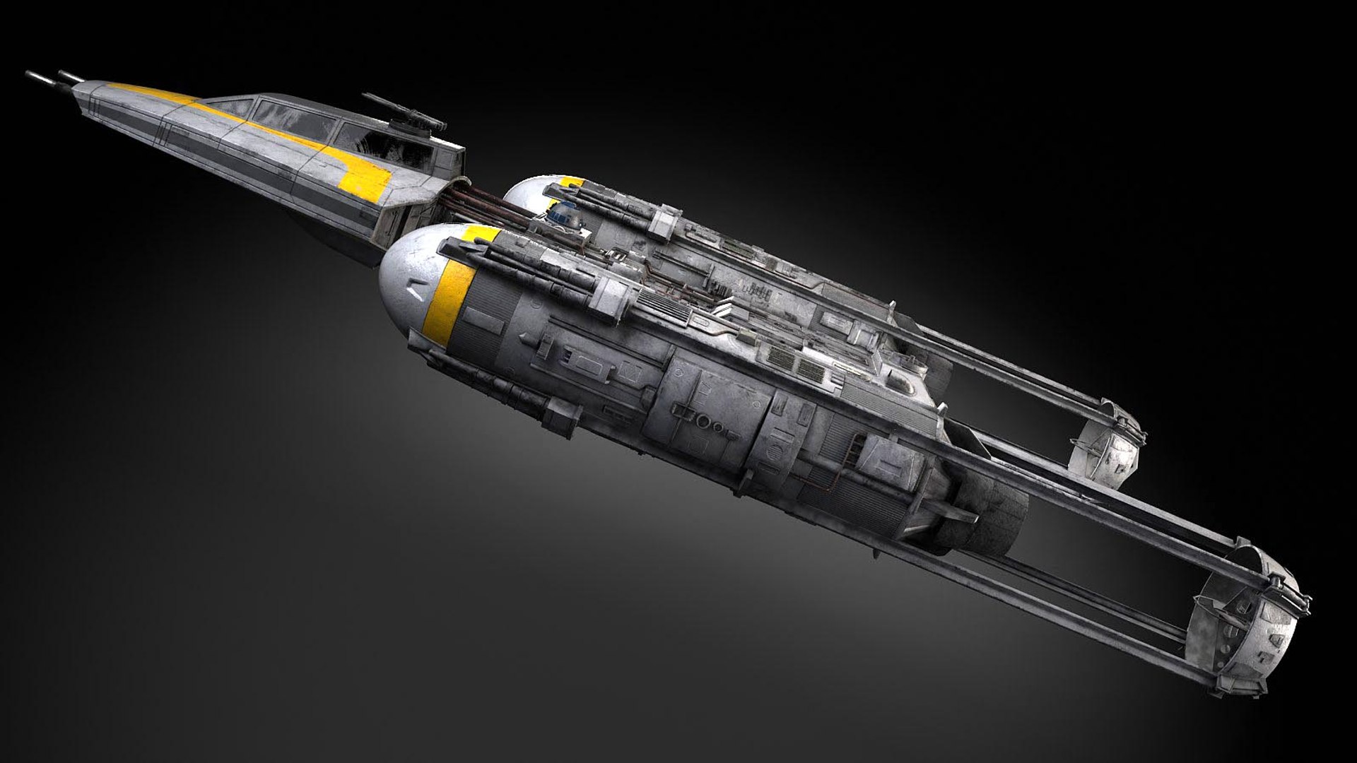 3D Star Wars Y-wing - TurboSquid 1151266