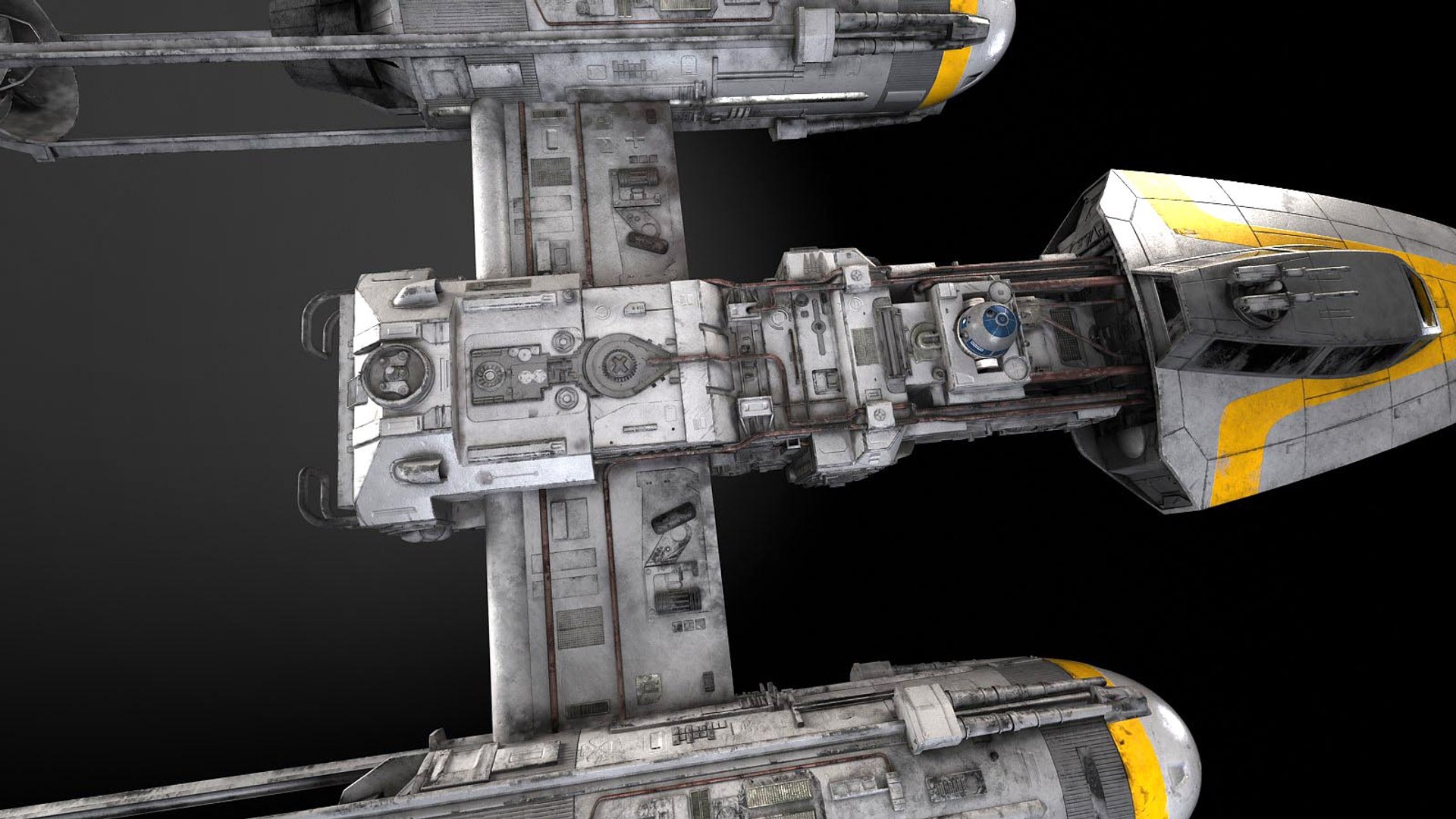 3D Star Wars Y-wing - TurboSquid 1151266