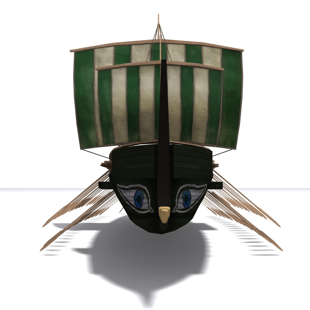 3d Model Historical Greek Heptere