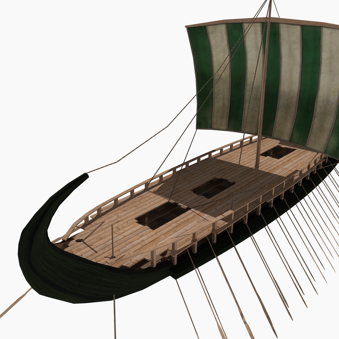 3d Model Historical Greek Heptere