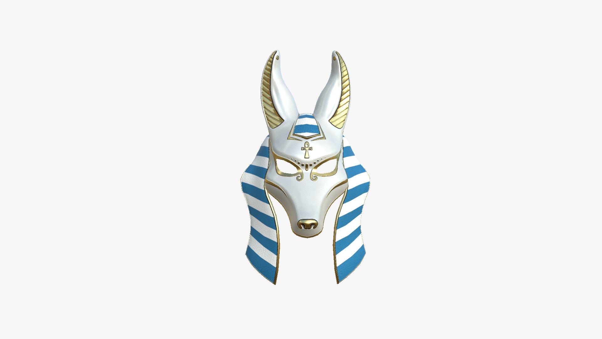 3D Anubis Mask A08 - Egyptian Gods Character Clothing Model ...