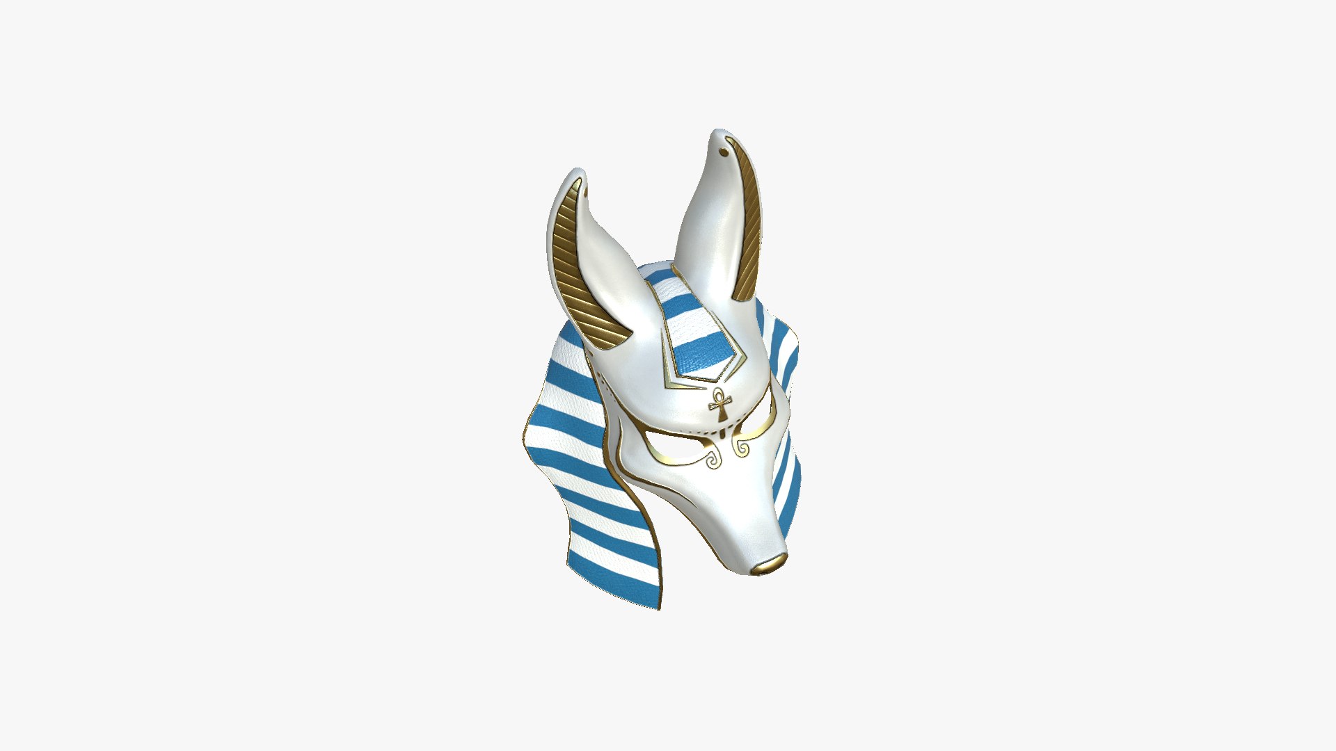 3D Anubis Mask A08 - Egyptian Gods Character Clothing Model ...