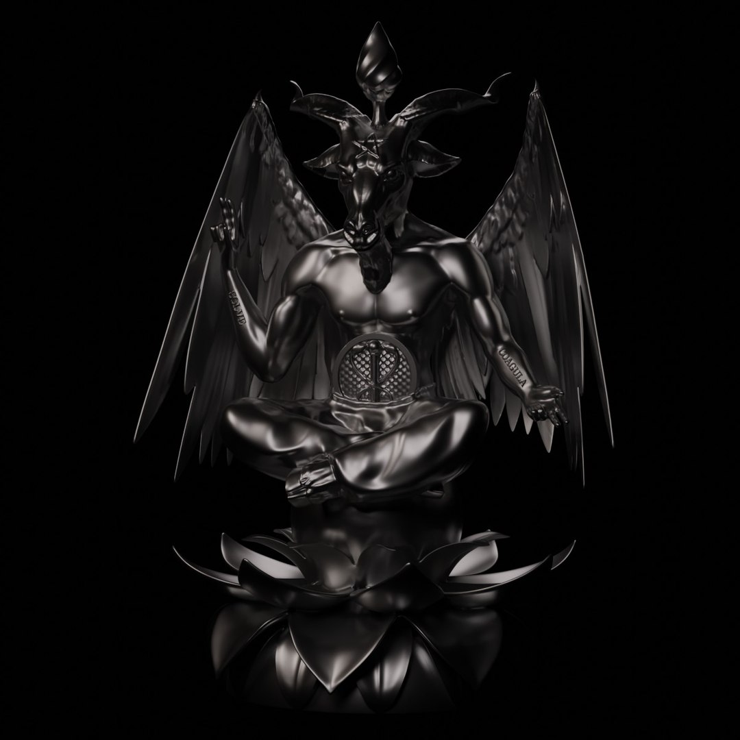 Statue Of Baphomet 3D Model - TurboSquid 2008486
