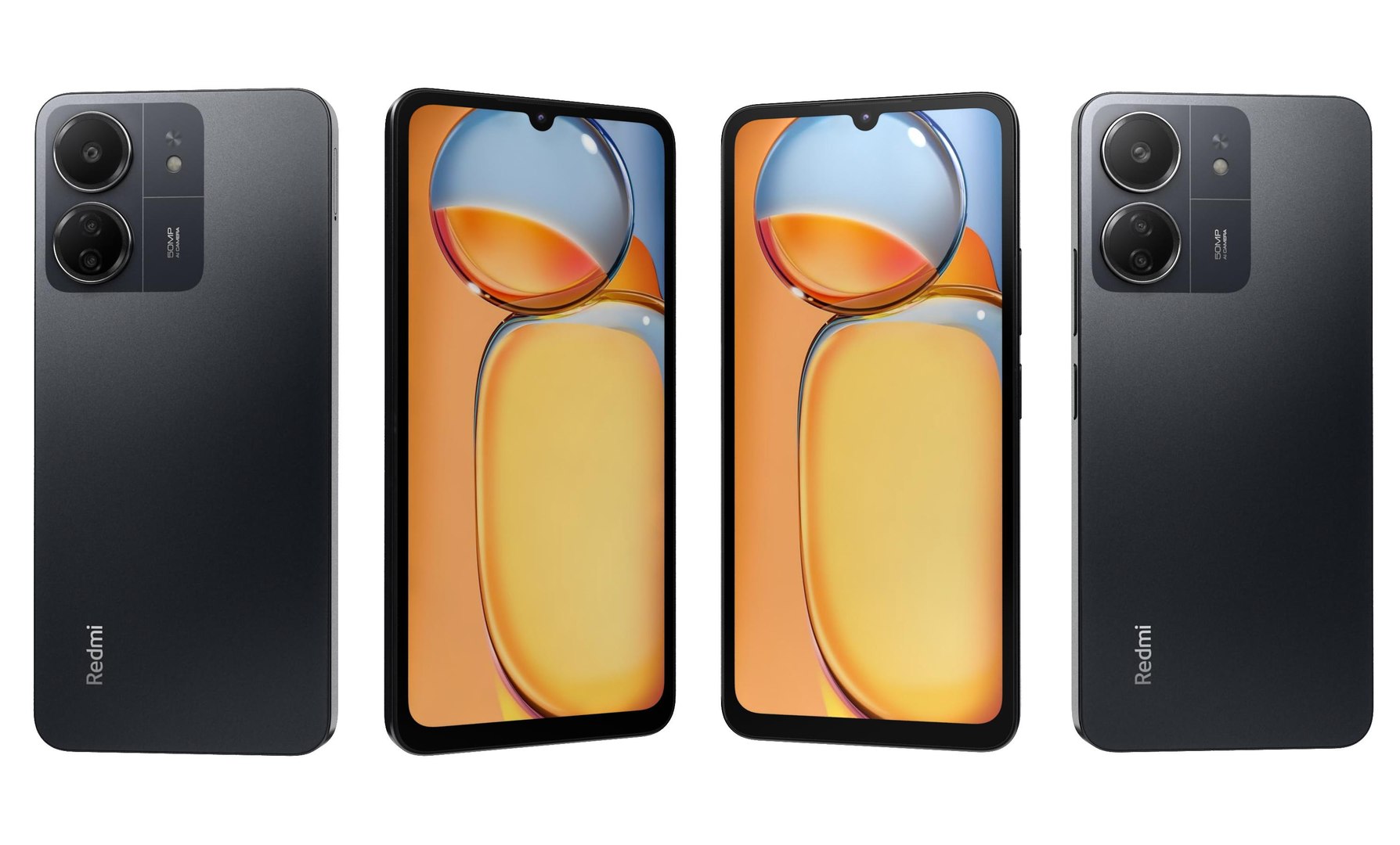 Xiaomi Redmi 13C Black 3D Model - TurboSquid 2149993