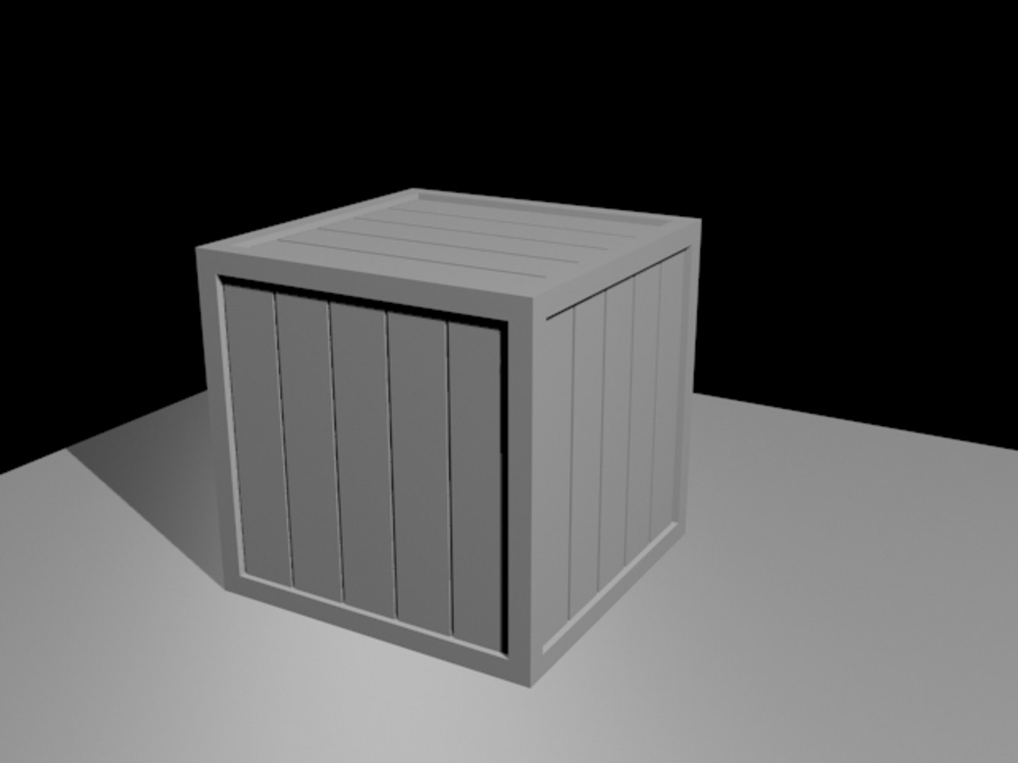 Free Fbx Model Simple Crate