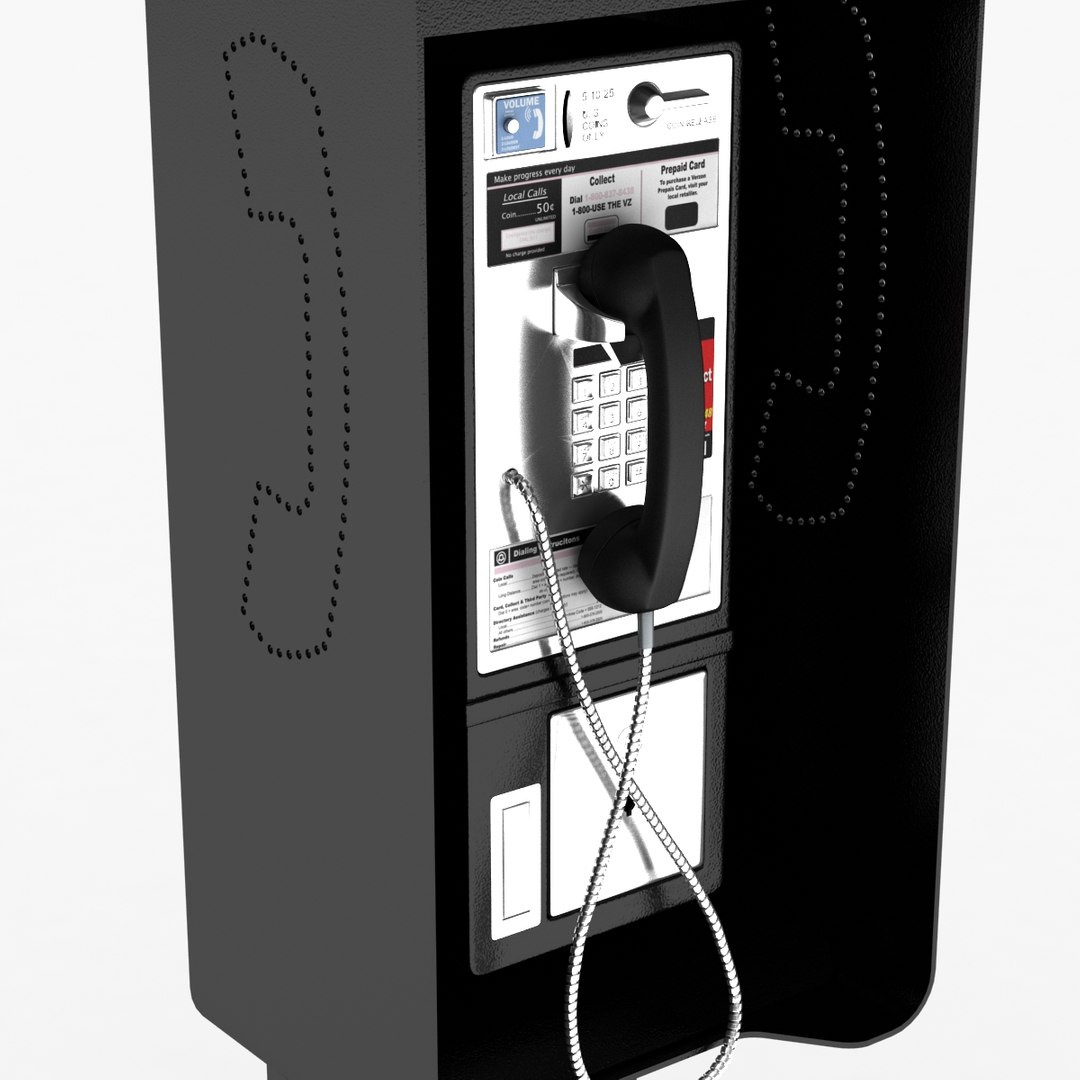 Public Phone 3d Model