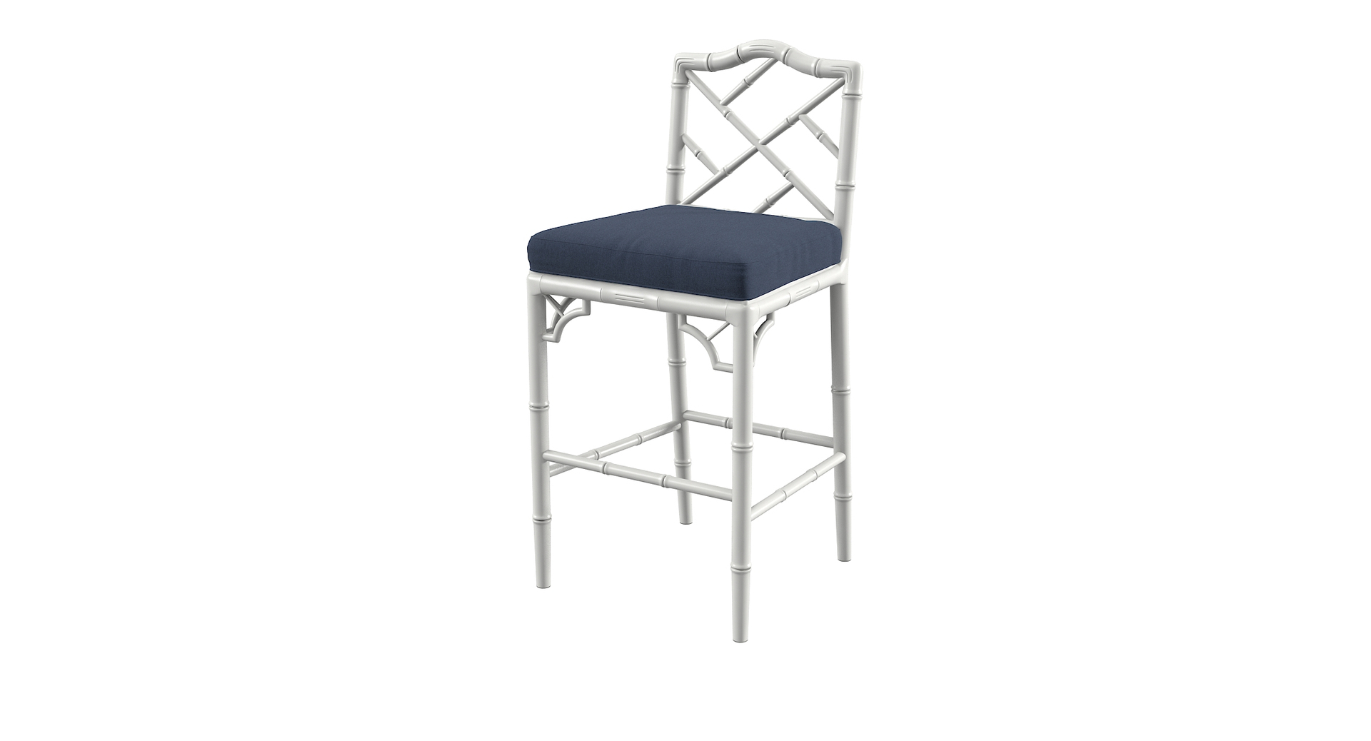 Chippendale Counter Stool 3d Model